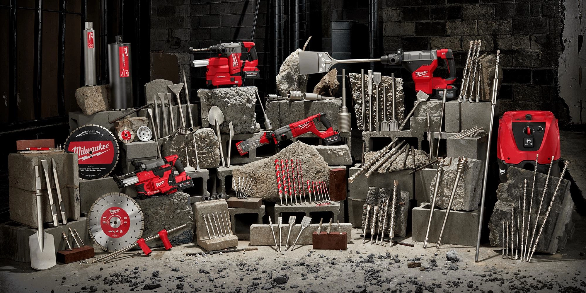 Concrete Drilling and Chiseling Core Bit Accessories | Milwaukee Tool