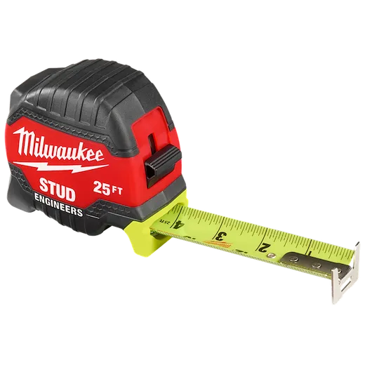 25ft STUD™ Tape Measure with Engineer's Scale | Milwaukee Tool