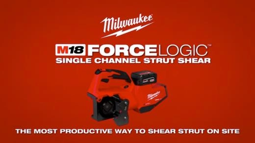 M18™ FORCELOGIC™ Single Channel Strut Shear Kit | Milwaukee Tool