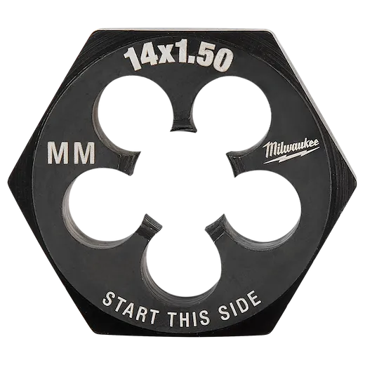 M14-1.50 mm 1-7/16" Hex Threading Die | Milwaukee Tool