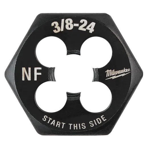 3/8"-24 NF 1-Inch Hex Threading Die | Milwaukee Tool