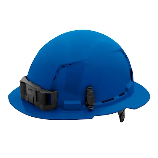 BOLT™ Full Brim Vented Hard Hats w/6pt Ratcheting Suspension - Class C ...