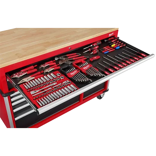 52" High Capacity Industrial 12-Drawer Mobile Workbench | Milwaukee Tool