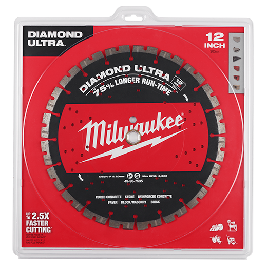 Lames de scie segmentées Diamond Ultra 12 po | Milwaukee Tool