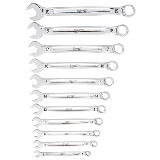 Jeu de clé mixte métrique 11pc | Milwaukee Tool